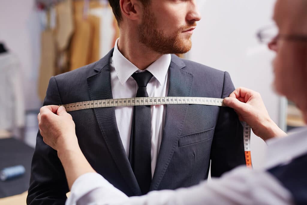 The process of tailoring - from measuring to the final suit
